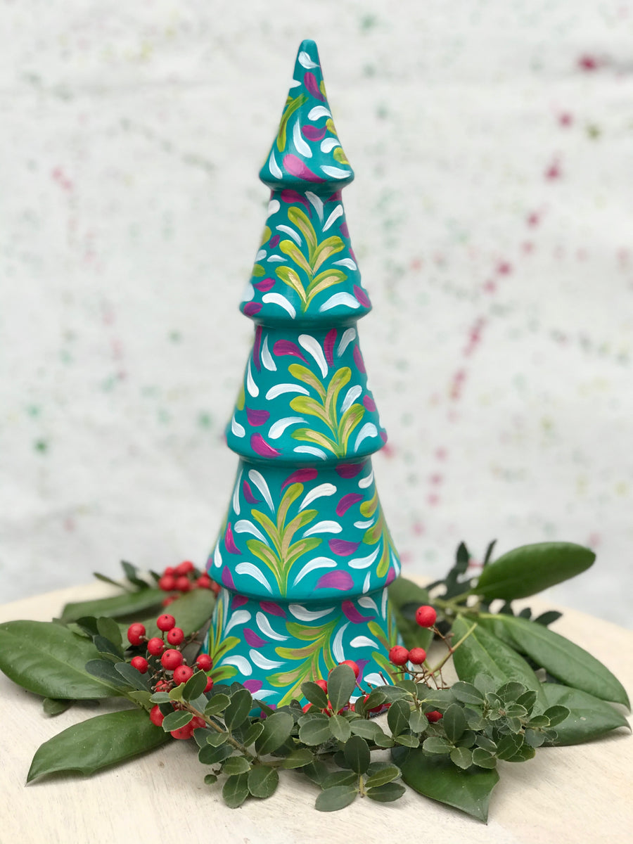 Large Painted Ceramic Tree – mariaosoriodriscoll